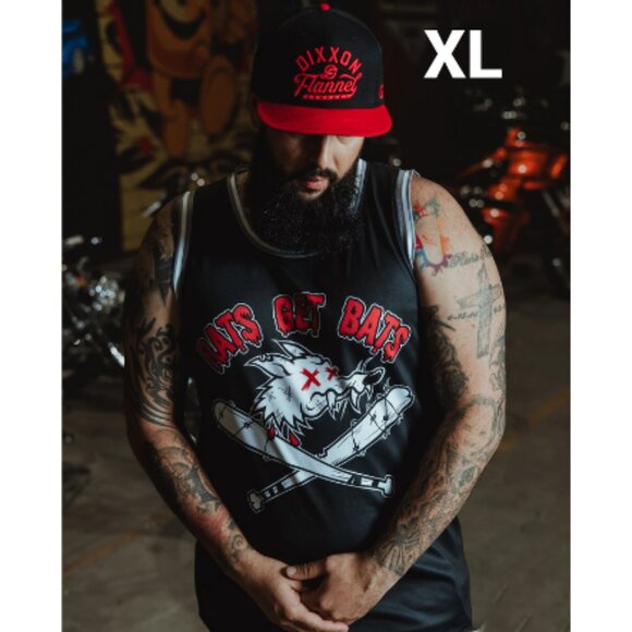 DIXXON | Shirts | Dixxon Flannel Rats Get Bats Basketball Jersey Shirt ...